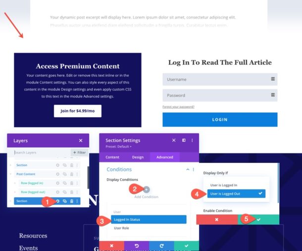 How to Create Member-Exclusive Blog Posts with Divi's Condition Options