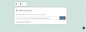 How to Use the WordPress Mixcloud Embed Block