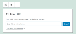 How to Use the WordPress Issuu Embed Block