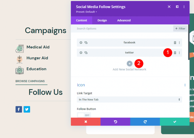 How to Add Social Icons to the Divi Footer