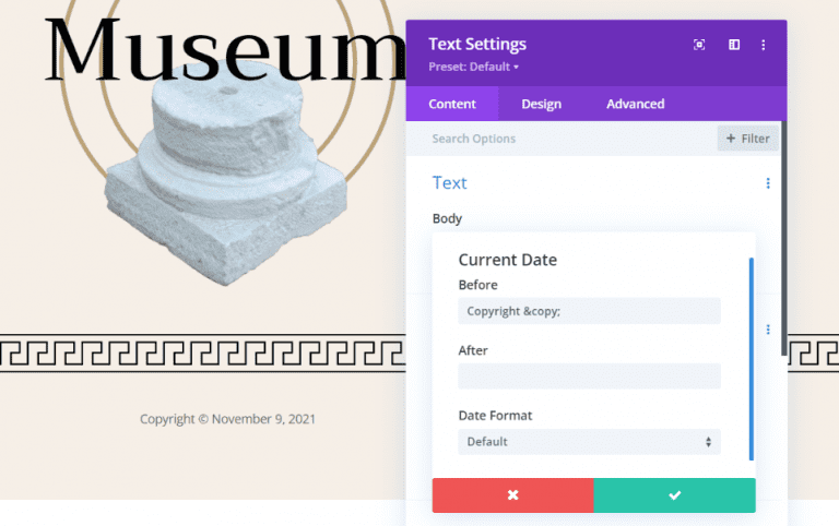 How to Add a Dynamic Copyright Year to Your Divi Footer (Automatically Updated)