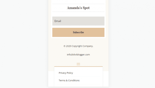 How to Add Privacy & Terms Links to Your Divi Footer