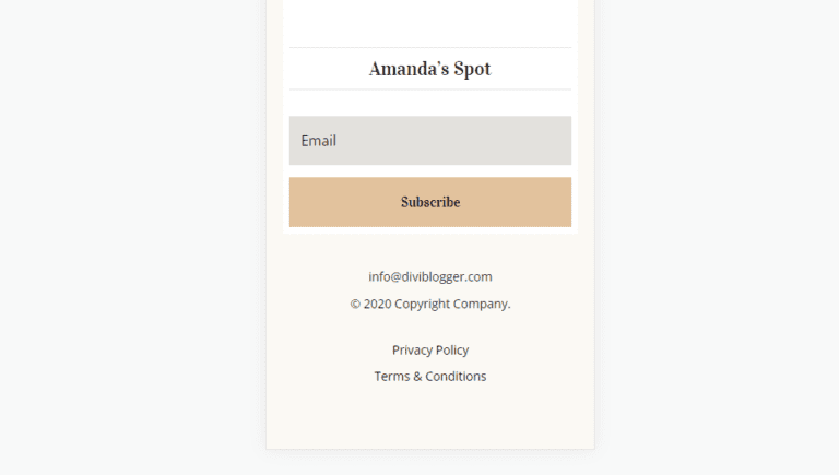 How to Add Privacy & Terms Links to Your Divi Footer