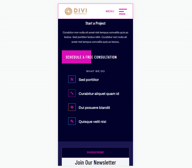 How to Use Blurb Modules as Footer Items with Divi