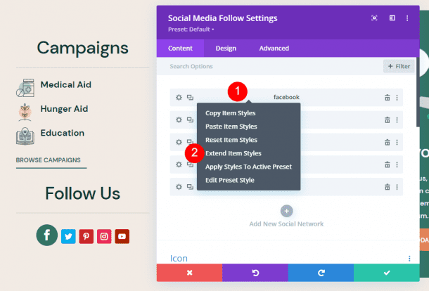 How to Add Social Icons to the Divi Footer