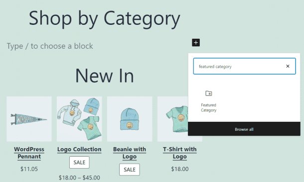 How to Use the Featured Category WooCommerce Block