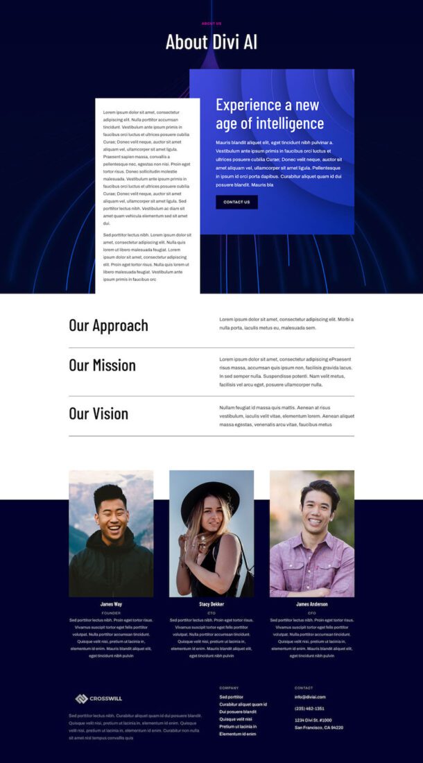 Get a FREE Artificial Intelligence Layout Pack for Divi