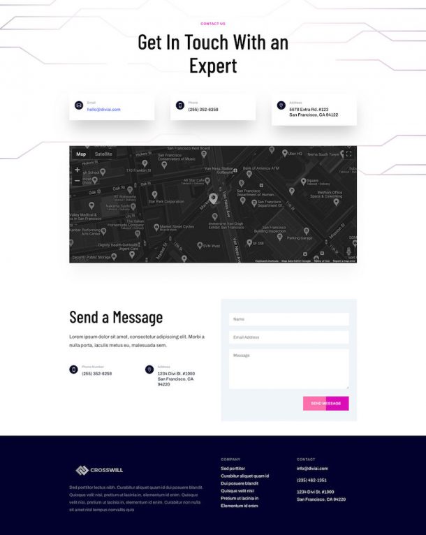 Get a FREE Artificial Intelligence Layout Pack for Divi
