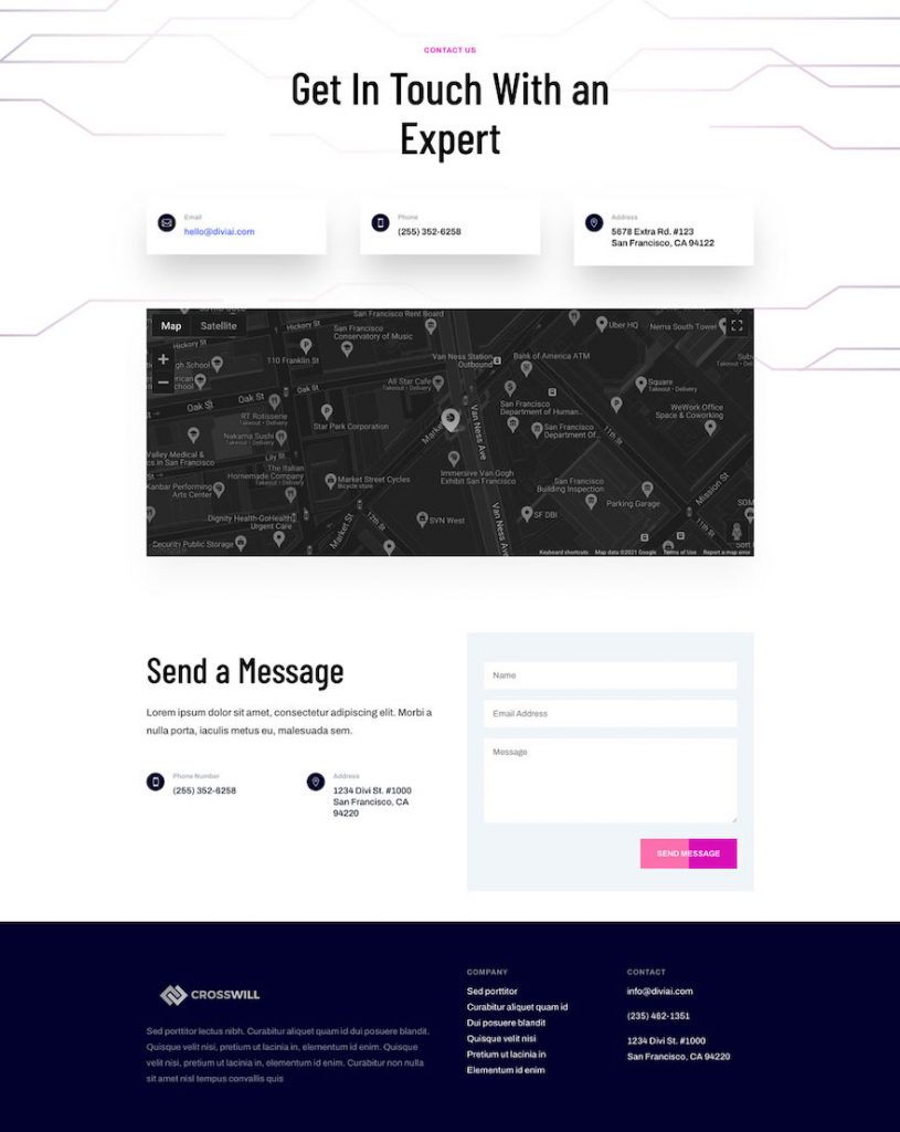 Get a FREE Artificial Intelligence Layout Pack for Divi