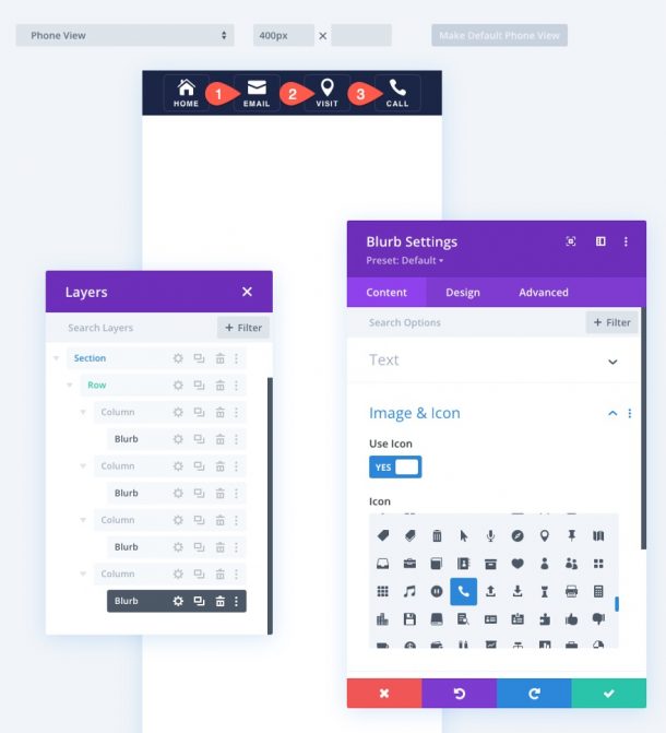 How to Create Mobile Sticky Footer Bars in Divi