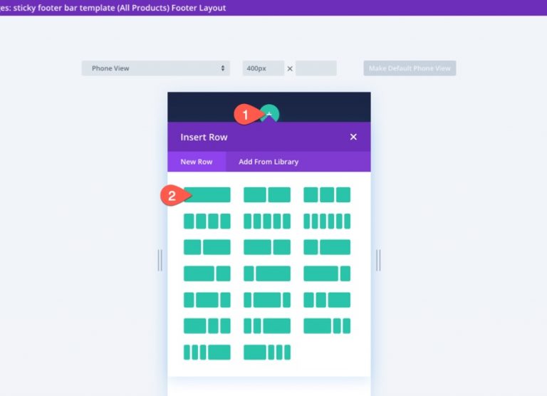 How to Create Mobile Sticky Footer Bars in Divi
