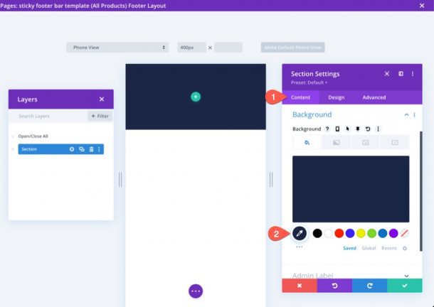 How to Create Mobile Sticky Footer Bars in Divi