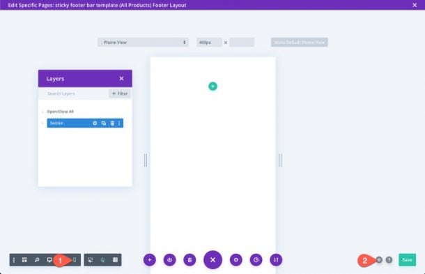 How to Create Mobile Sticky Footer Bars in Divi