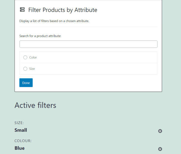 How to Use the Active Product Filters WooCommerce Block