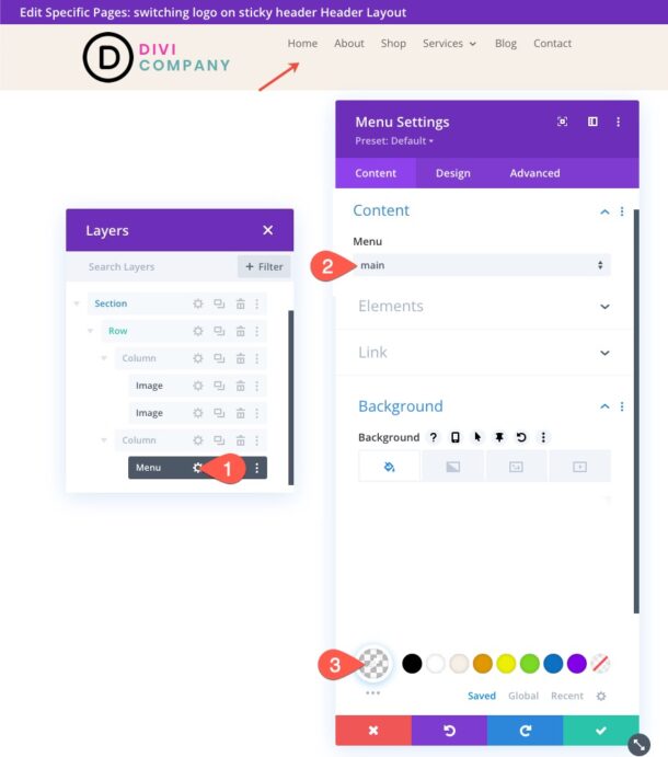 Switching Your Logo on a Sticky Header in Divi