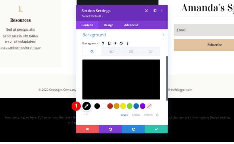 3 Ways to Add a Disclaimer to the Divi Footer