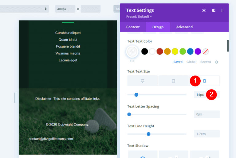 3 Ways to Add a Disclaimer to the Divi Footer