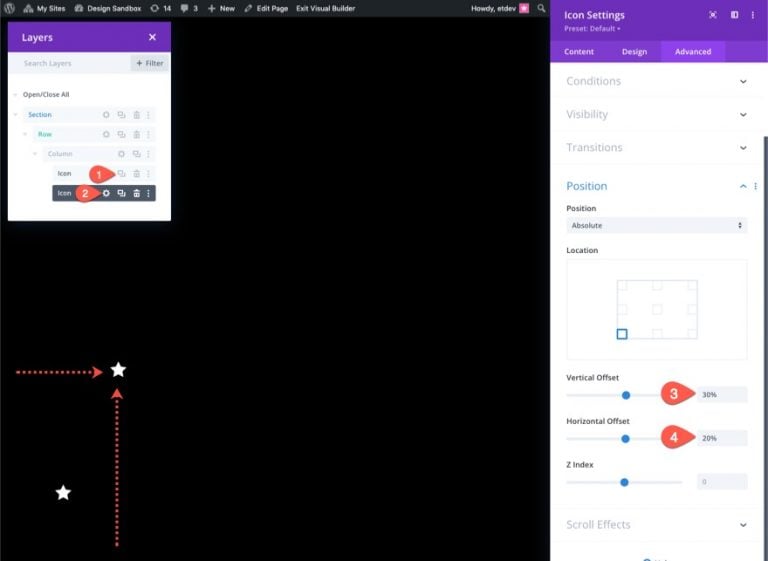How to Add Scroll-Animated Icons to Section Backgrounds in Divi