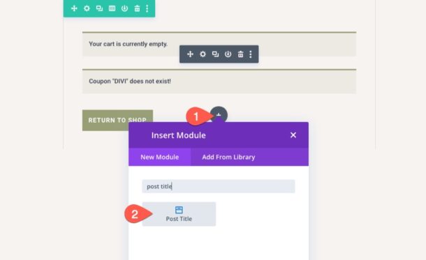 How to Create a WooCommerce Cart Page Template with Divi