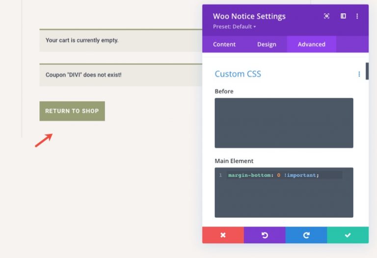 How to Create a WooCommerce Cart Page Template with Divi