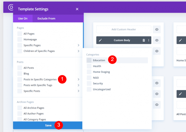 How to Use Different Blog Post Templates for Different Categories with Divi
