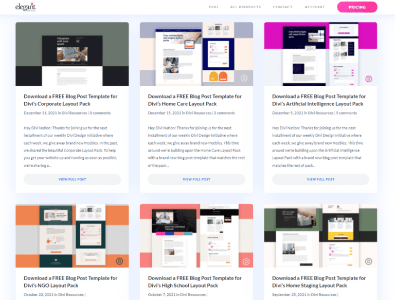 How to Assign a Different Blog Post Template to Specific Posts with Divi