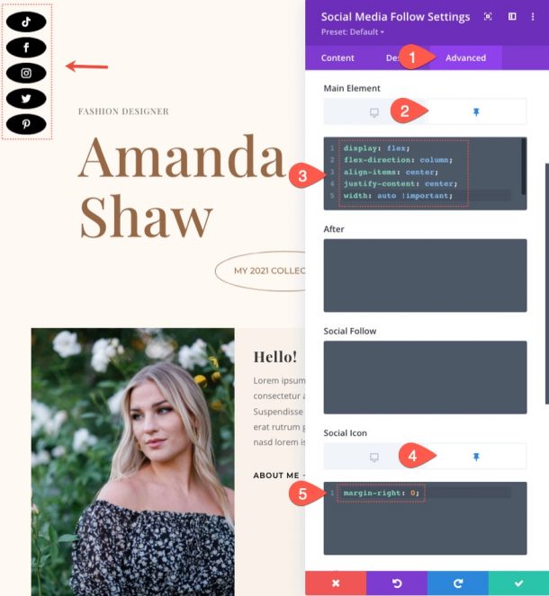 How to Design a Sticky Social Media Follow Module in Divi