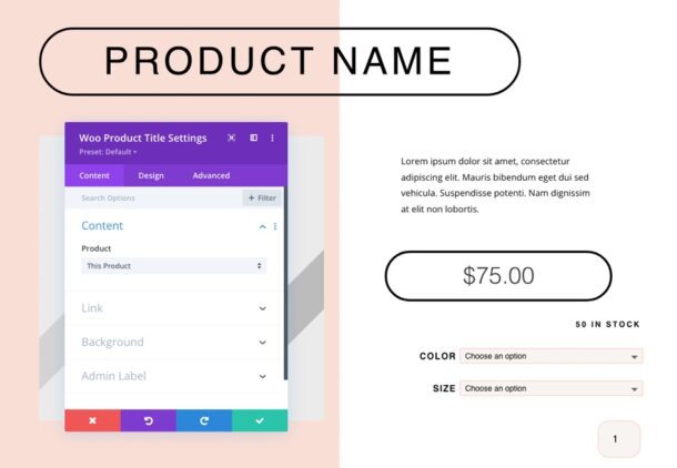 Download a FREE Product Page Template for Divi's Clothing Store Layout Pack