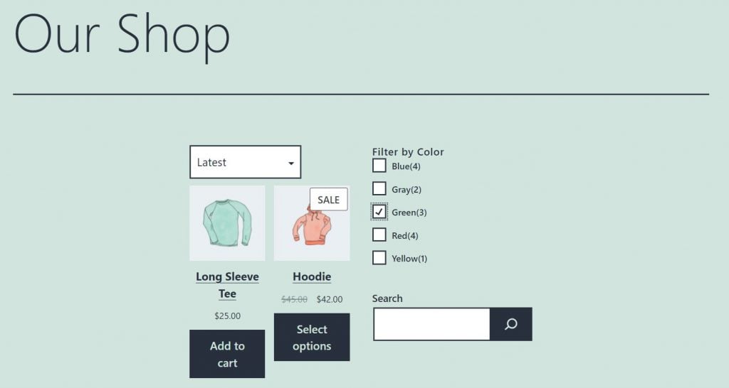 How To Use The Filter Products By Attribute Woocommerce Block