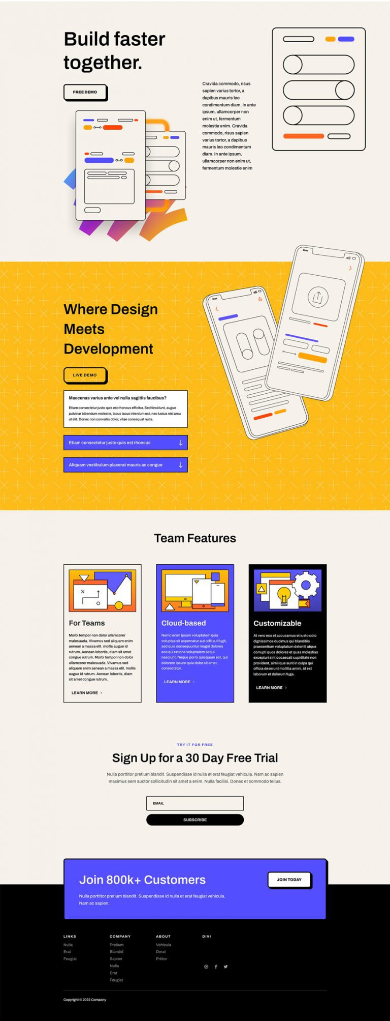 Get a FREE Software Layout Pack for Divi