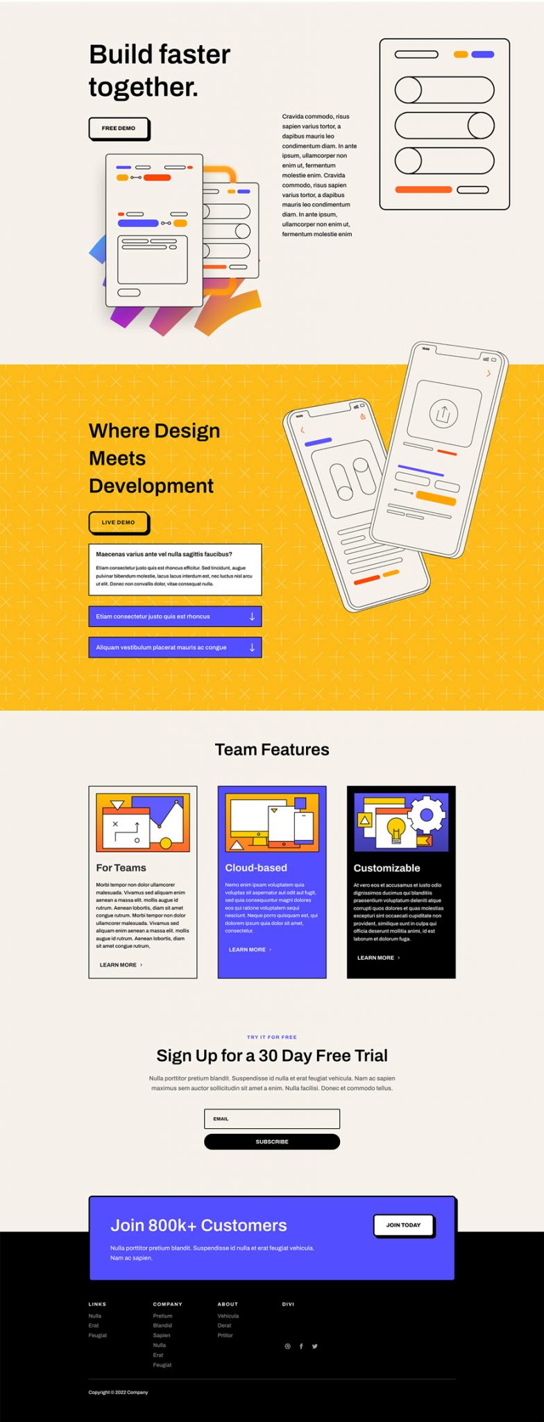 Get a FREE Software Layout Pack for Divi