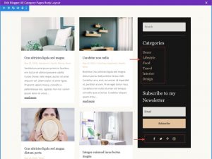 Download a FREE Category Page Template for Divi's Blogger Layout Pack