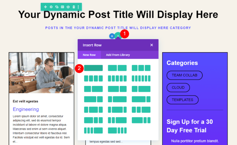 How to Use a Blog Module Inside a Category and/or Archive Page Template