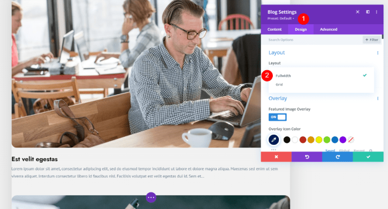 Comparing Divi's Grid & Fullwidth Blog Module Layouts