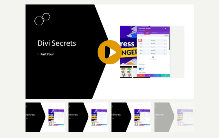 How to Add Image Overlays to Your Divi Video Slider Module