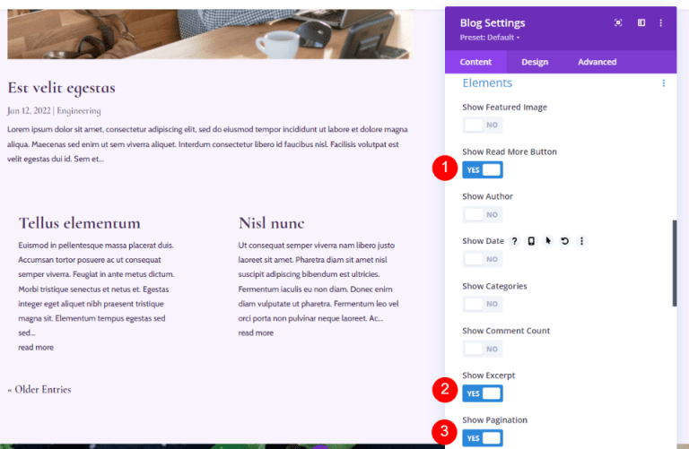 8 Post Element Display Combinations for Divi's Blog Module