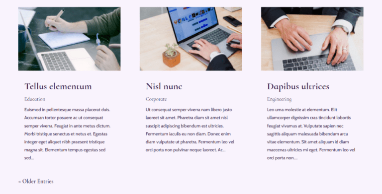 8 Post Element Display Combinations for Divi's Blog Module