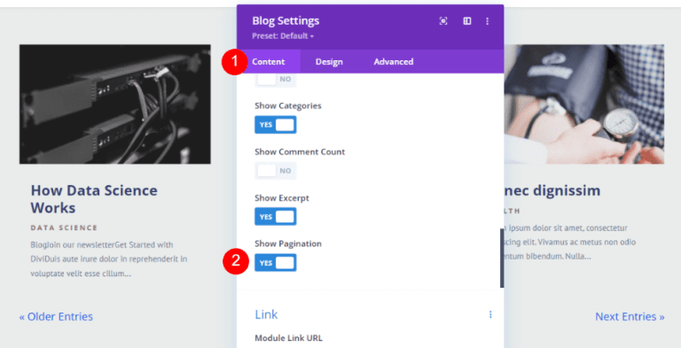 How to Add Pagination to Your Divi Blog Module