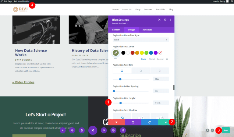 How to Add Pagination to Your Divi Blog Module