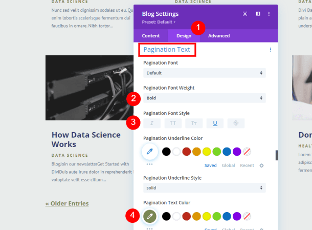 How to Add Pagination to Your Divi Blog Module