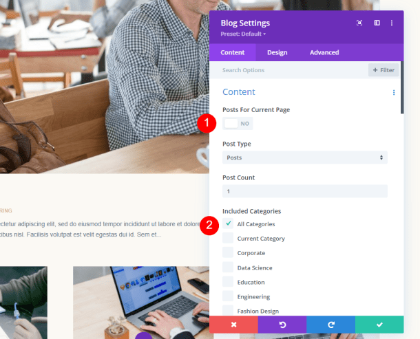 Understanding the "Posts for Current Page" Option Inside the Divi Blog ...