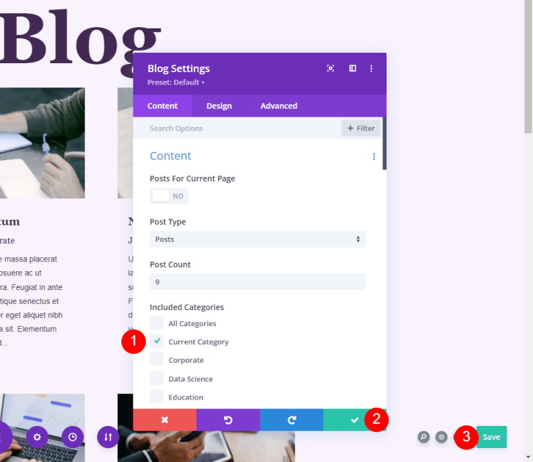 How to Show Blog Posts per Category Using Divi's Blog Module