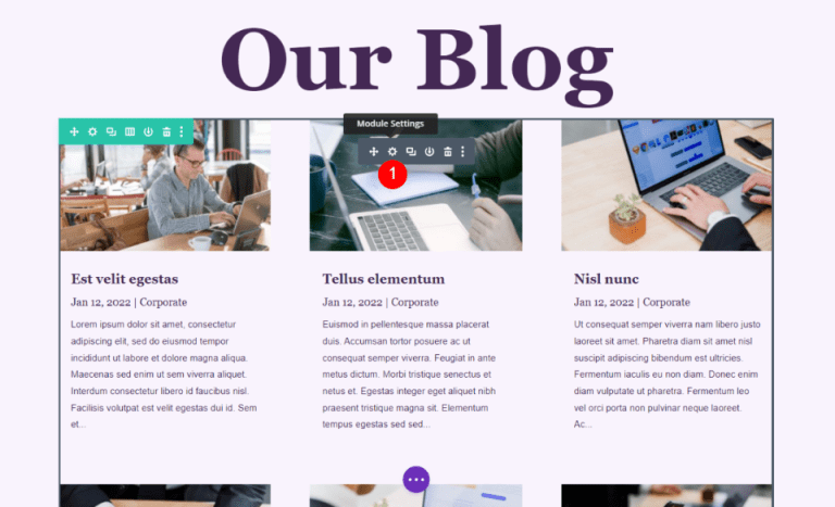 How to Show Blog Posts per Category Using Divi's Blog Module