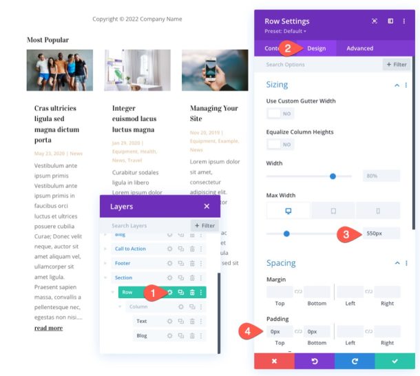 How to Design Floating Cards Using Divi's Blog Module