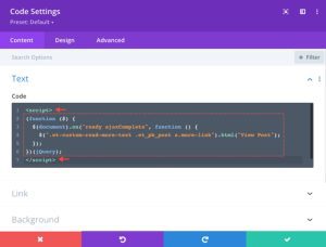 How to Customize the "Read More" Link in the Divi Blog Module