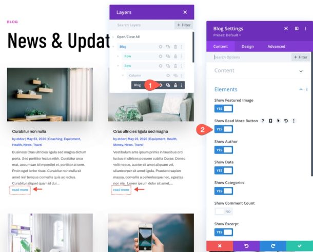How to Customize the "Read More" Link in the Divi Blog Module