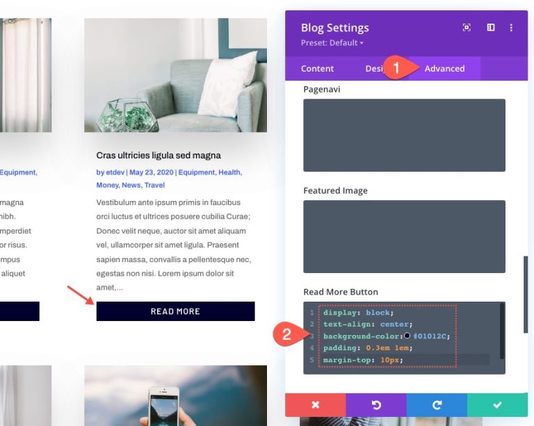 How To Customize The Read More Link In The Divi Blog Module