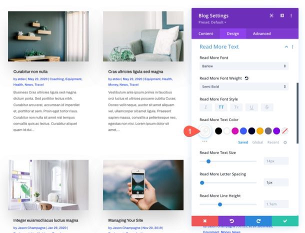 How to Customize the "Read More" Link in the Divi Blog Module