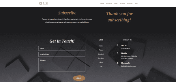 How to Customize the Success Action in Your Divi Email Optin Form