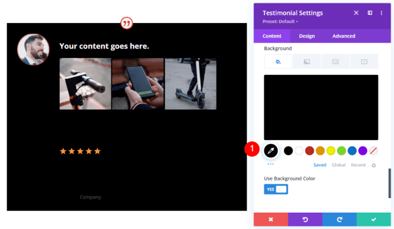 8 Element Display Combinations in Divi's Testimonial Module